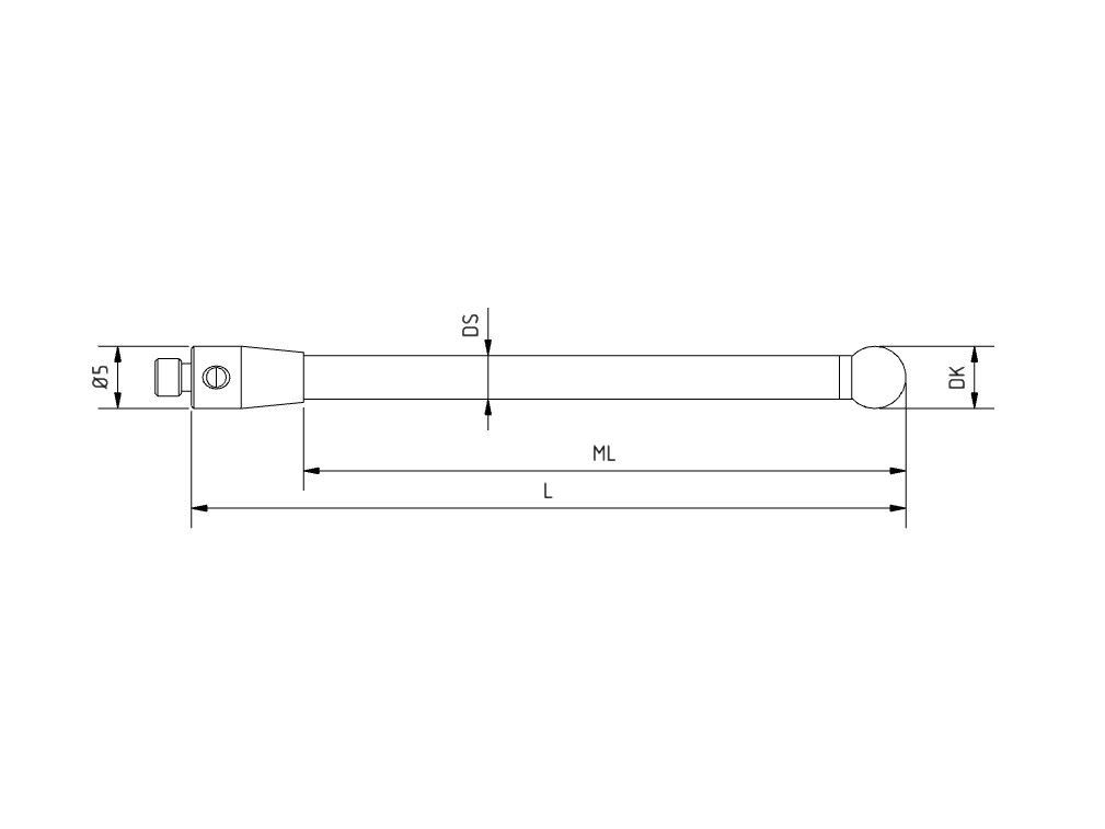 Styli M3XXT with diamond coated sphere | TM3-DC5050-OC-XXT